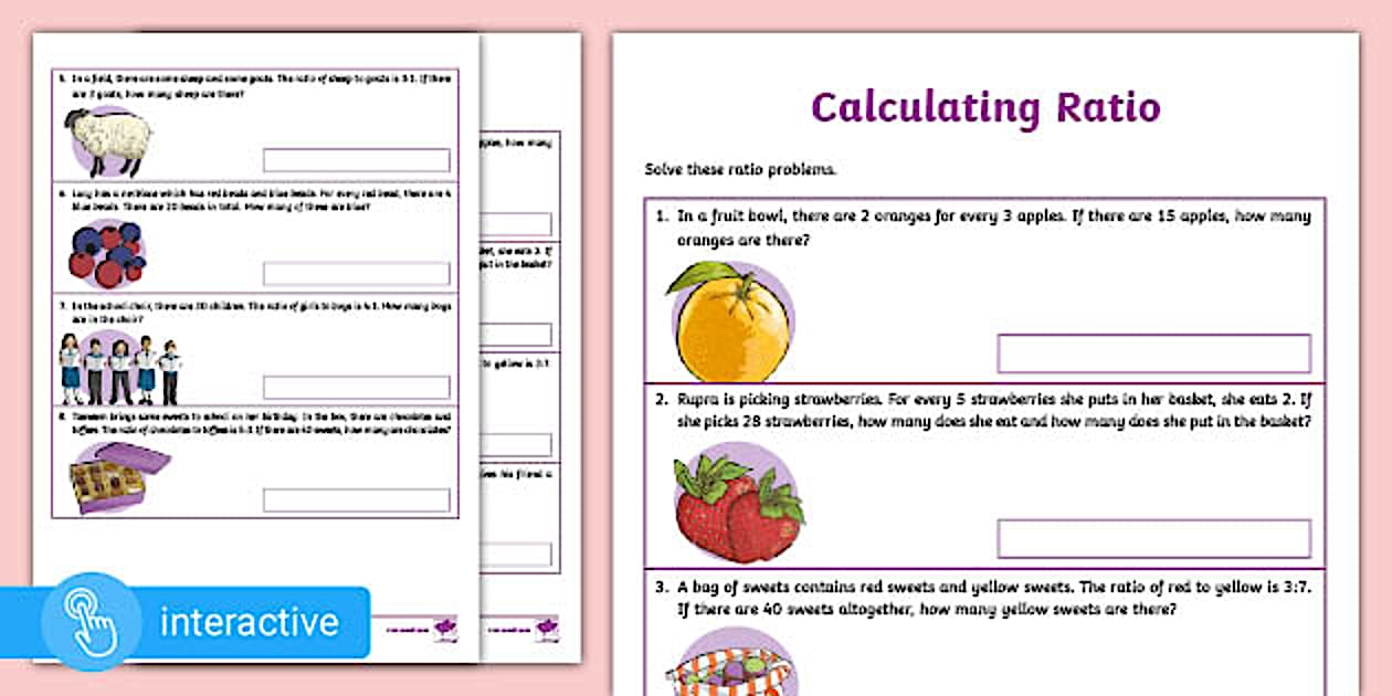 👉 Digital PDF: Supports White Rose Maths Y6 Calculating Ratio